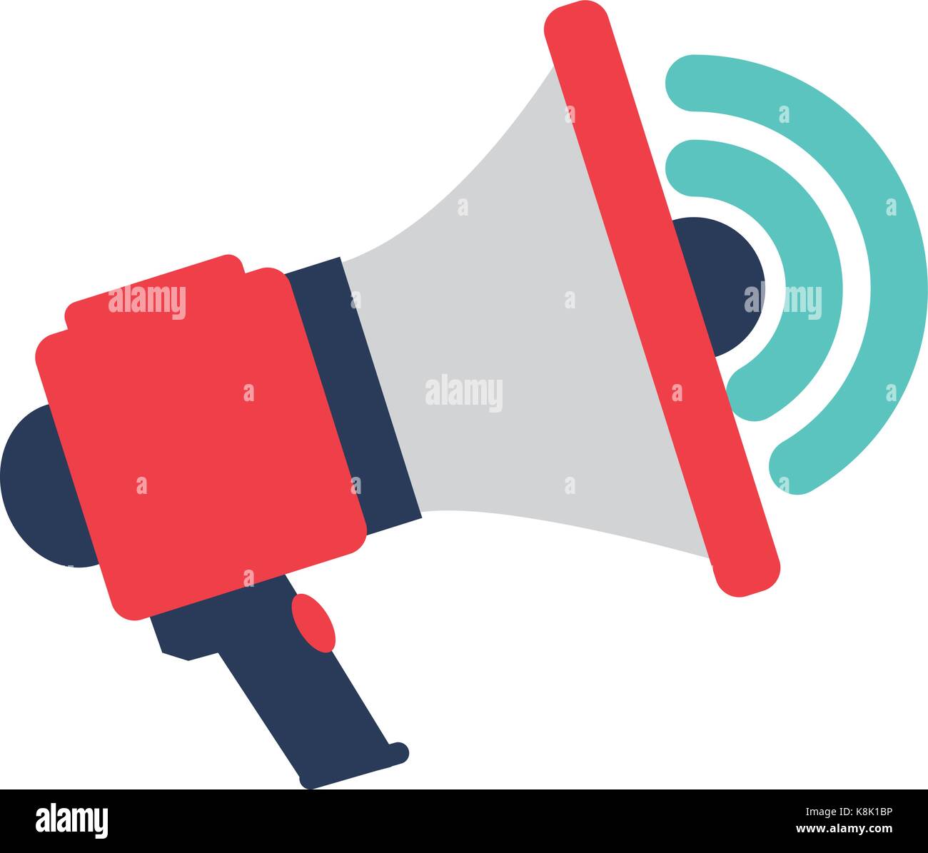 Bullhorn advertising symbol Stock Vector Image & Art - Alamy