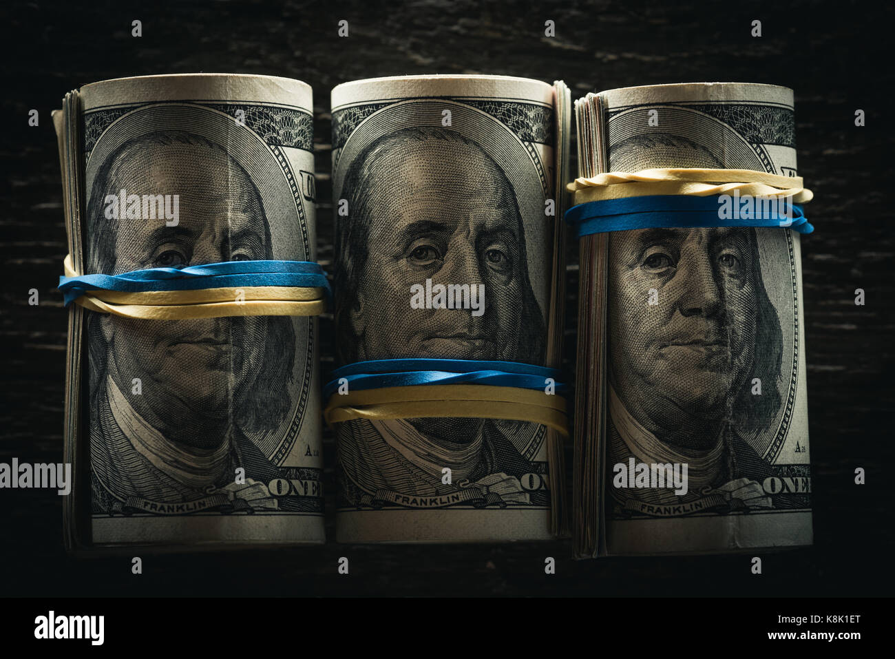 dollar banknotes Stock Photo - Alamy