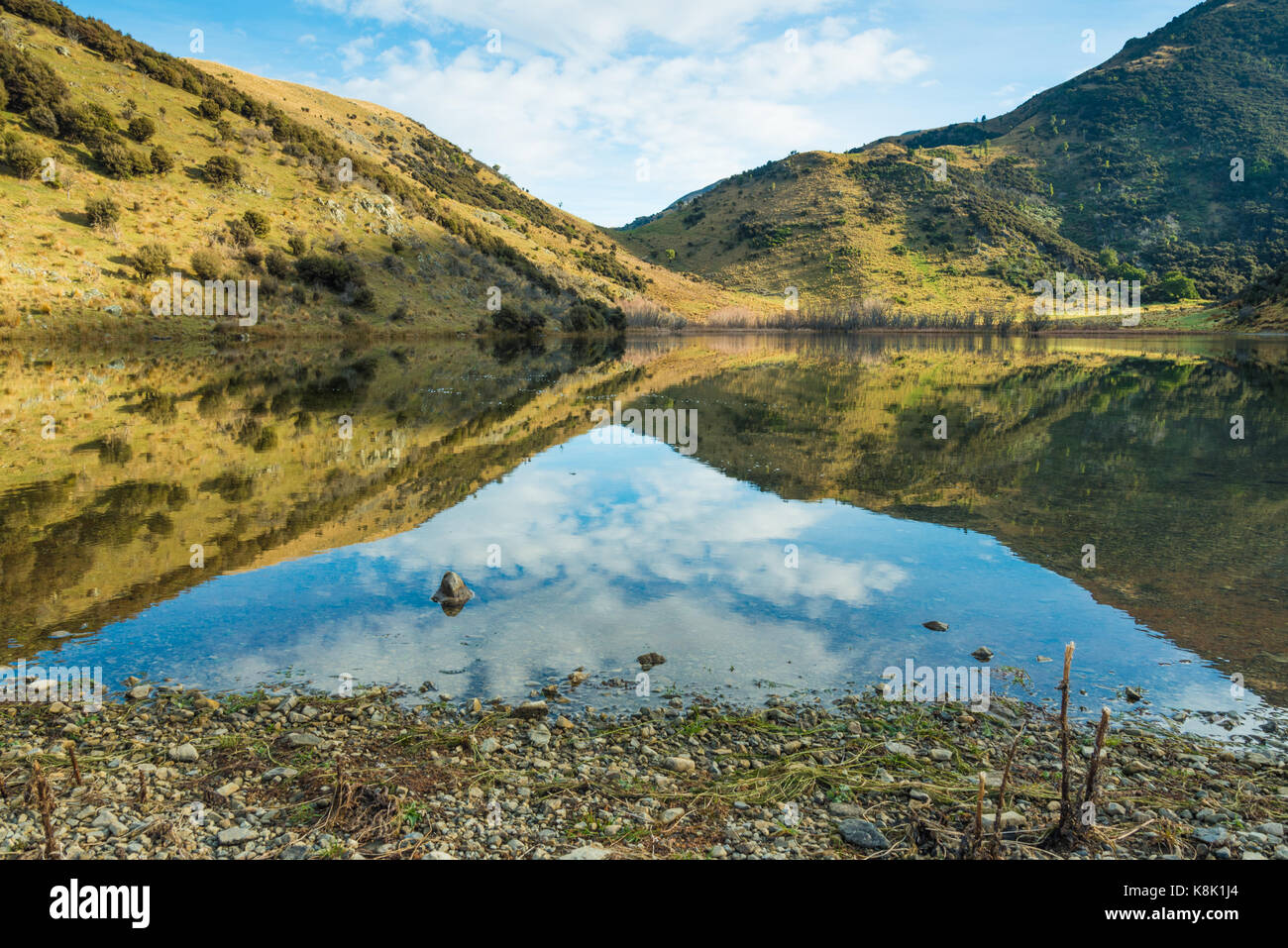 Lake Rubicon near Springfield New Zealand Stock Photo - Alamy