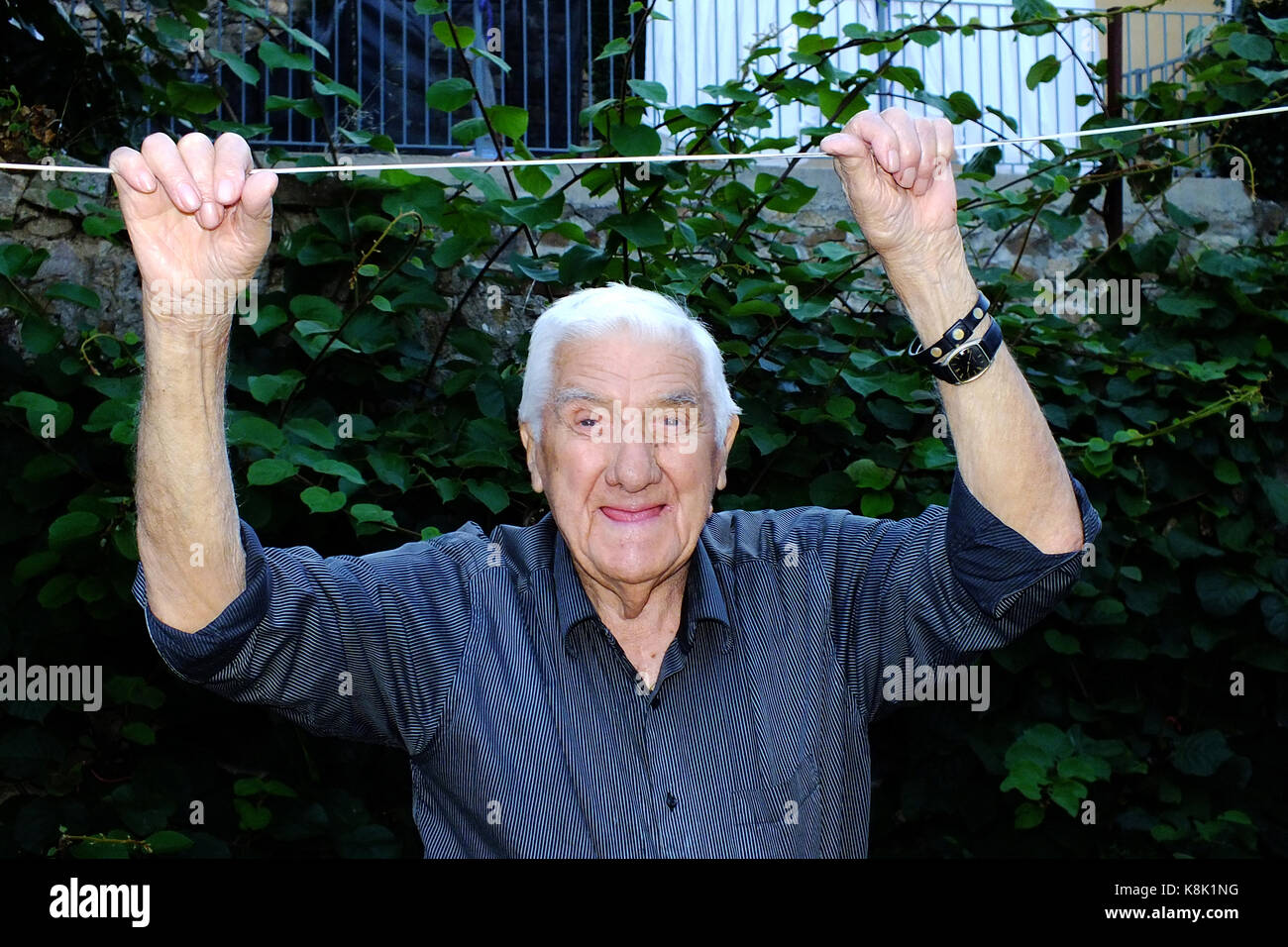 Centenarian male hi-res stock photography and images - Alamy