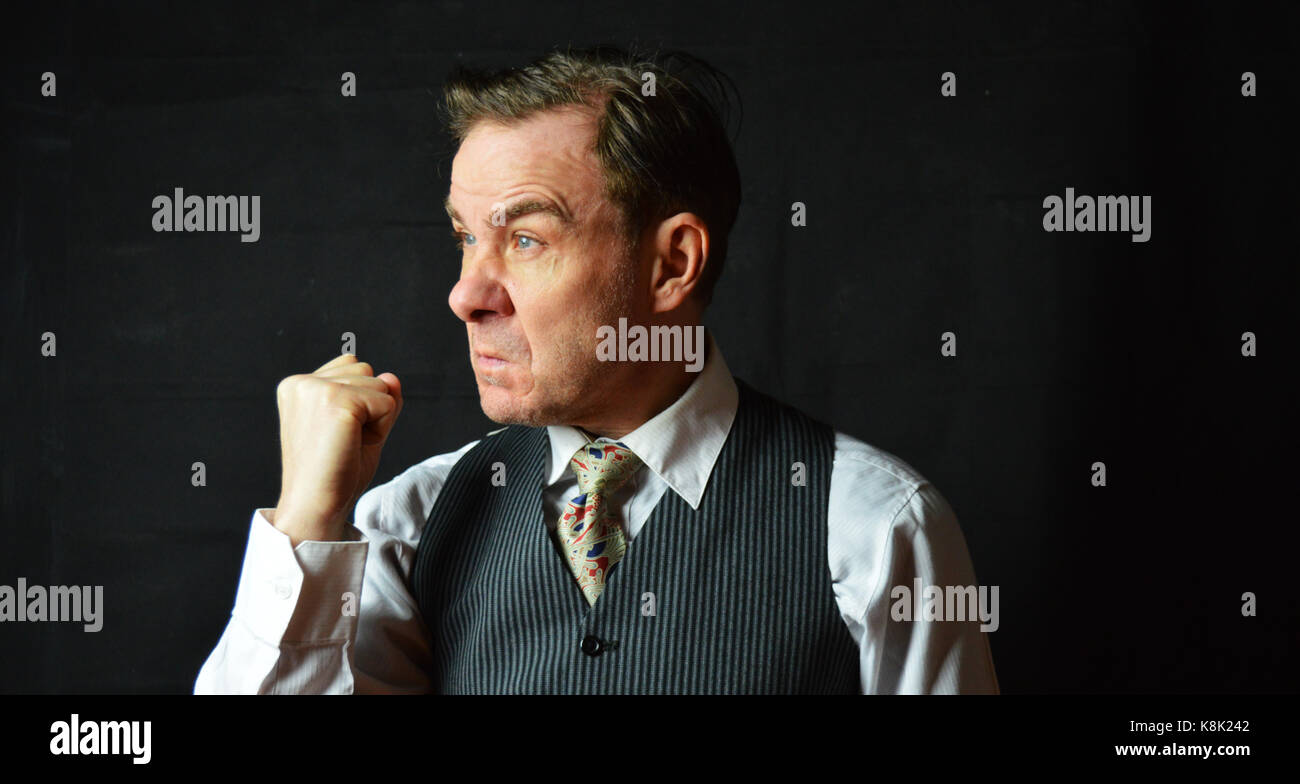 Business angry mob hi-res stock photography and images - Alamy