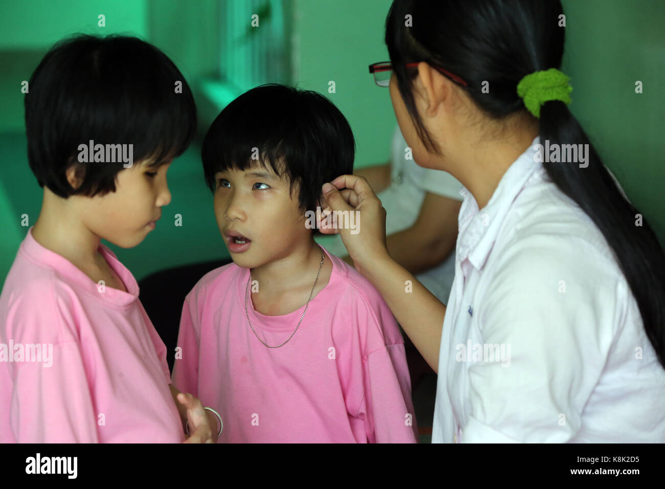 Vietnam. center for blind children Stock Photo - Alamy
