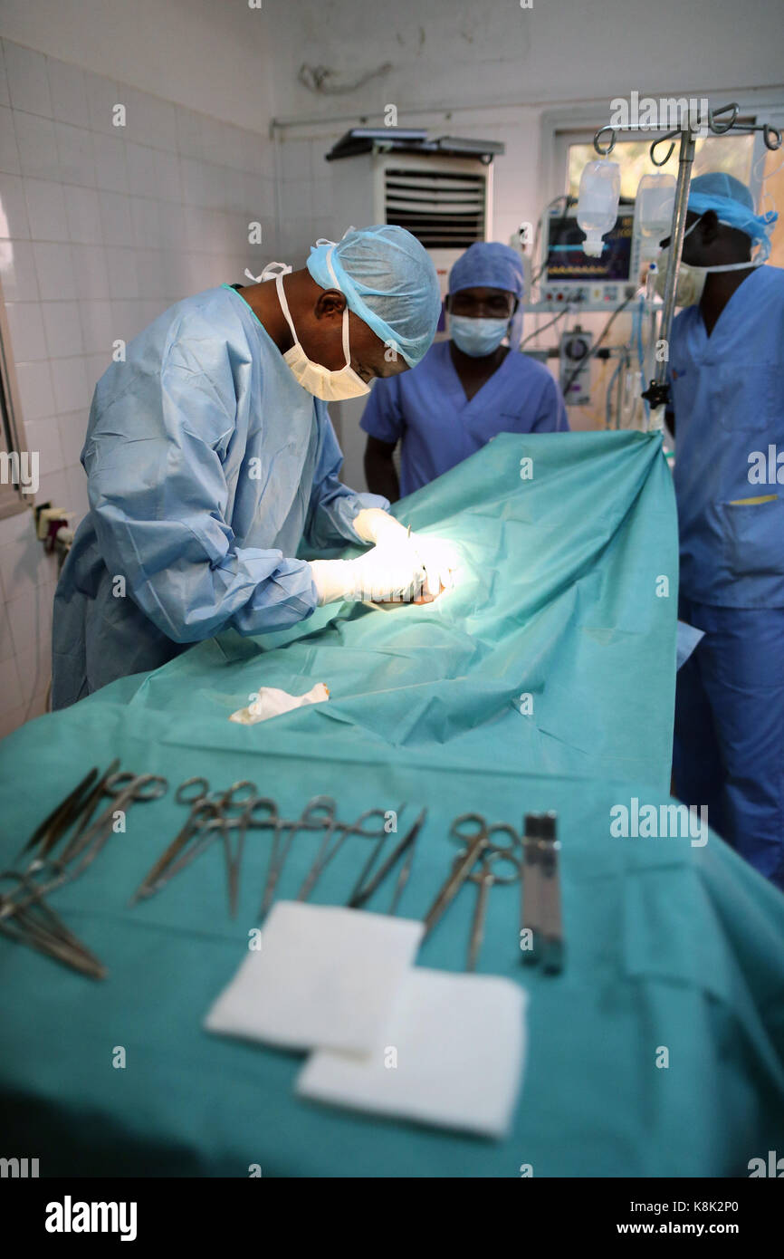 Africa. sotouboua hospital. operating theater. togo Stock Photo - Alamy