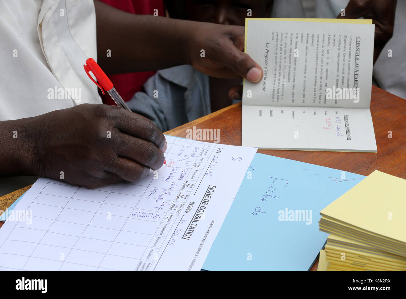 African paediatric hospital. health. child health record booklet. togo ...