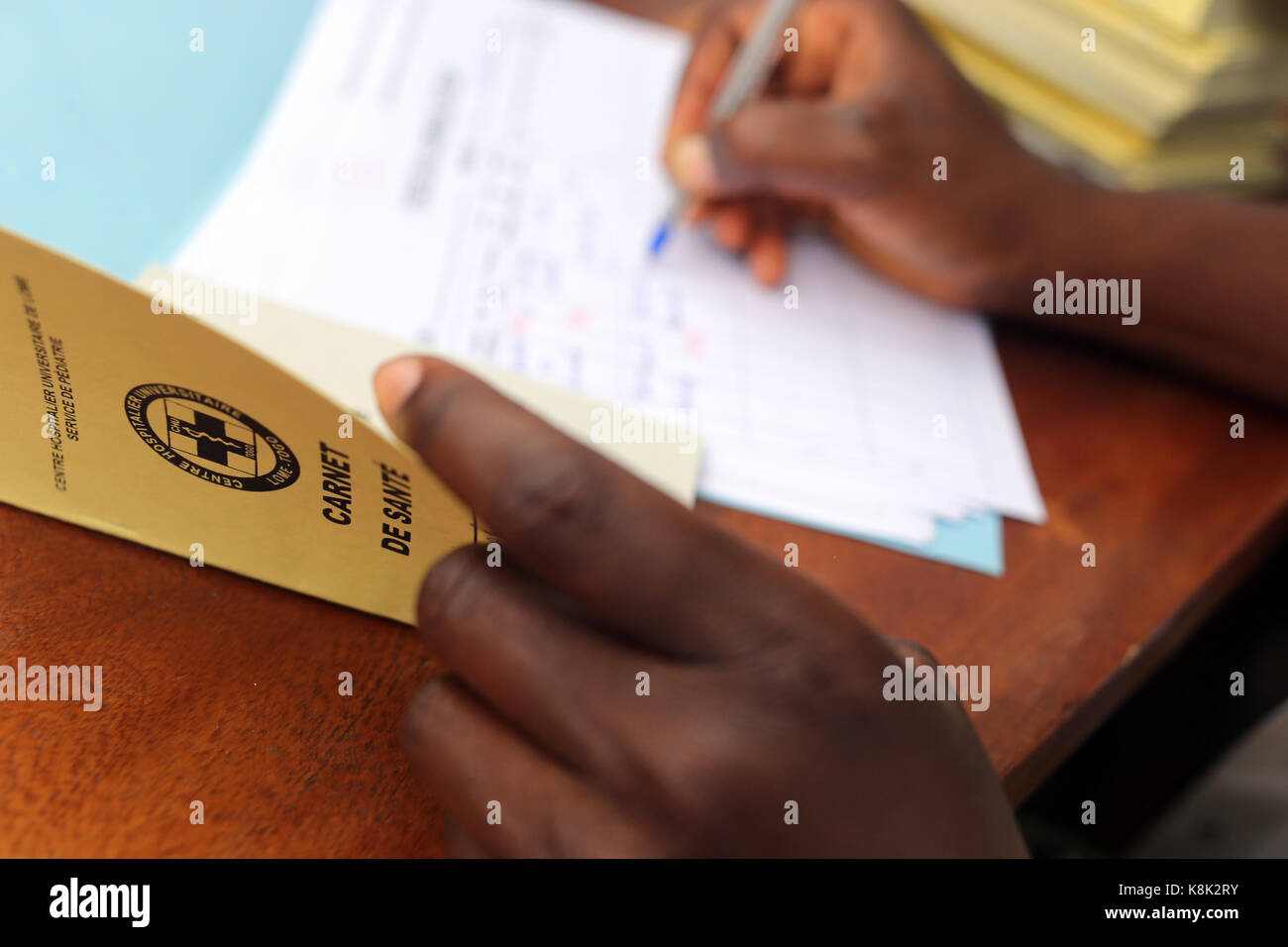 African paediatric hospital. health. child health record booklet. togo ...