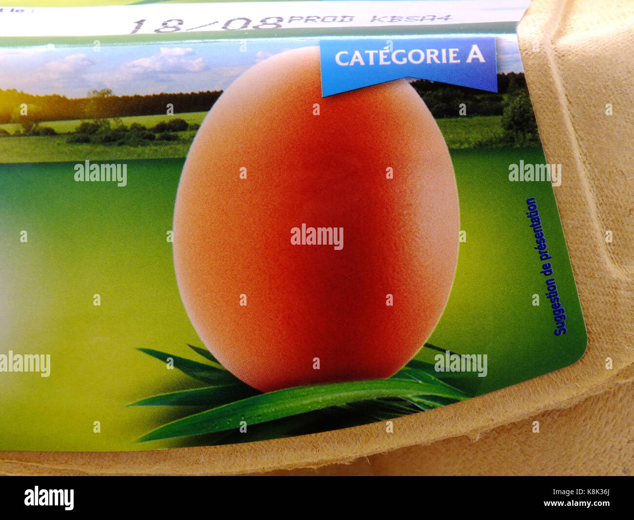 Egg Box Label High Resolution Stock Photography and Images - Alamy