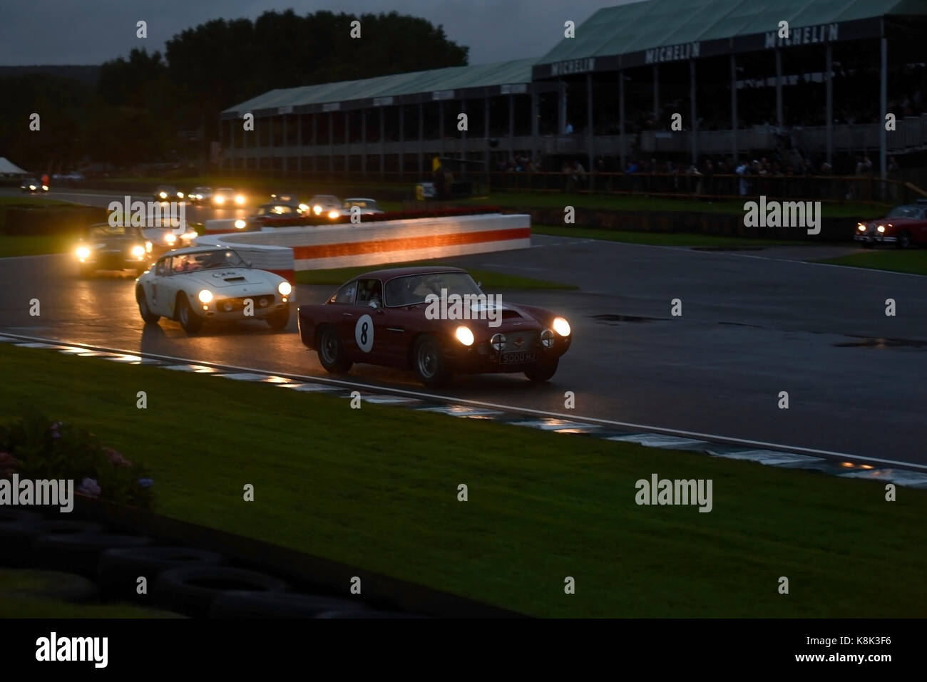 1960s classic saloons racing in the Kinrara Trophy evening race at ...