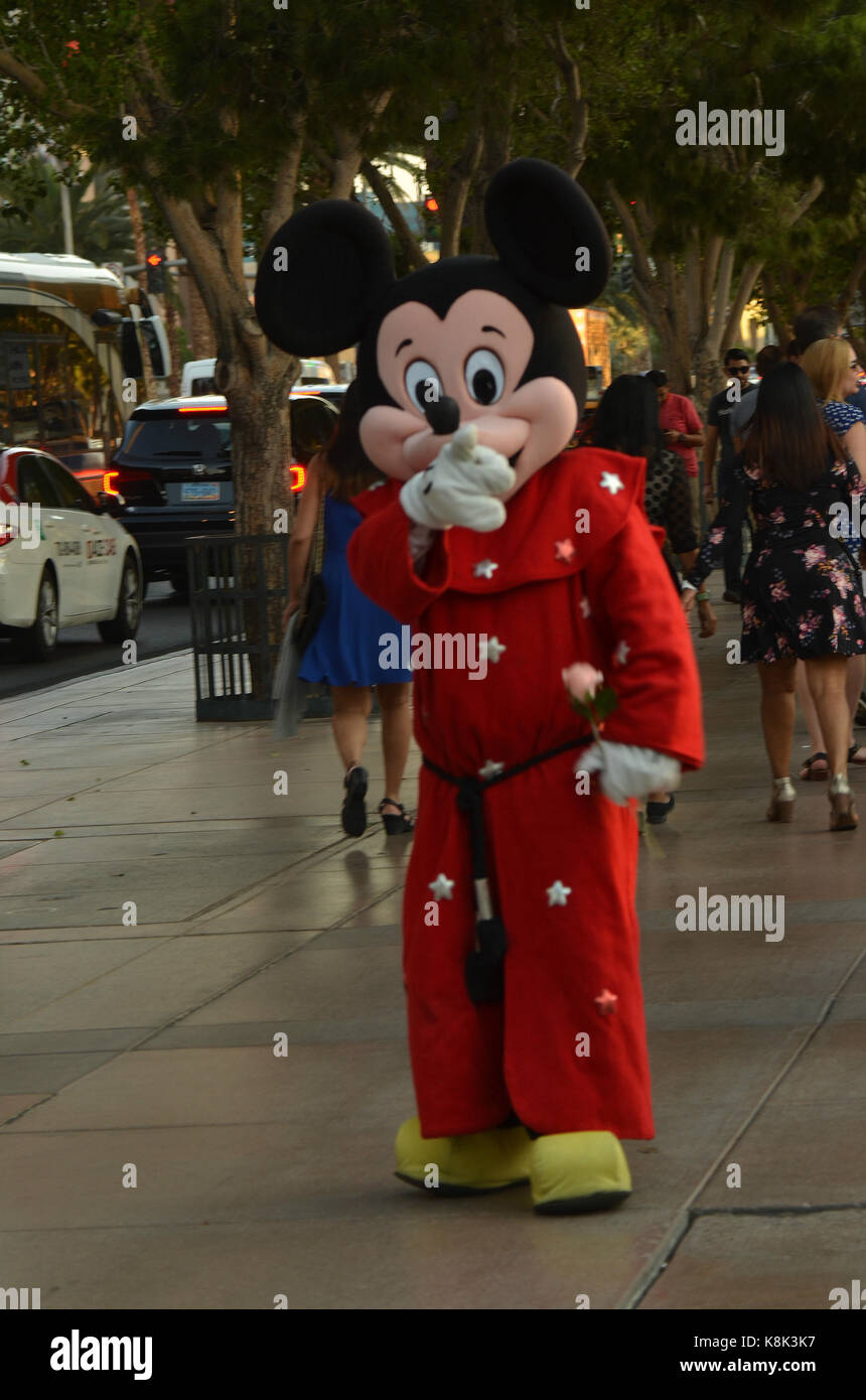real person in Micky Mouse costume Stock Photo - Alamy
