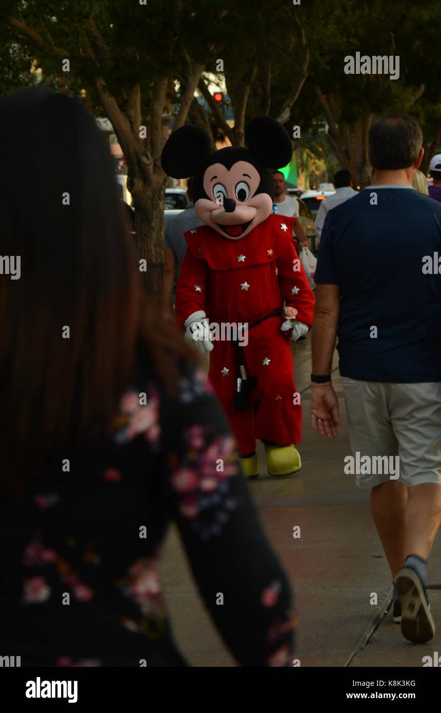 real person in Micky Mouse costume Stock Photo - Alamy