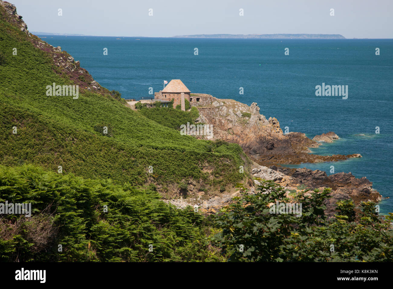 Jersey Coastal Landscape Stock Photo - Alamy