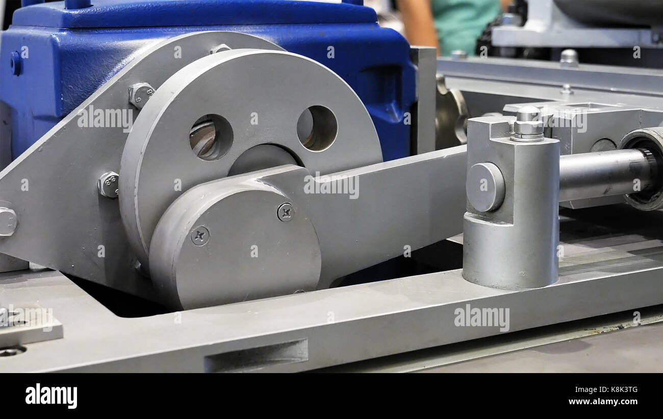 Crank drive gear wheel of industrial plant machine Stock Photo - Alamy