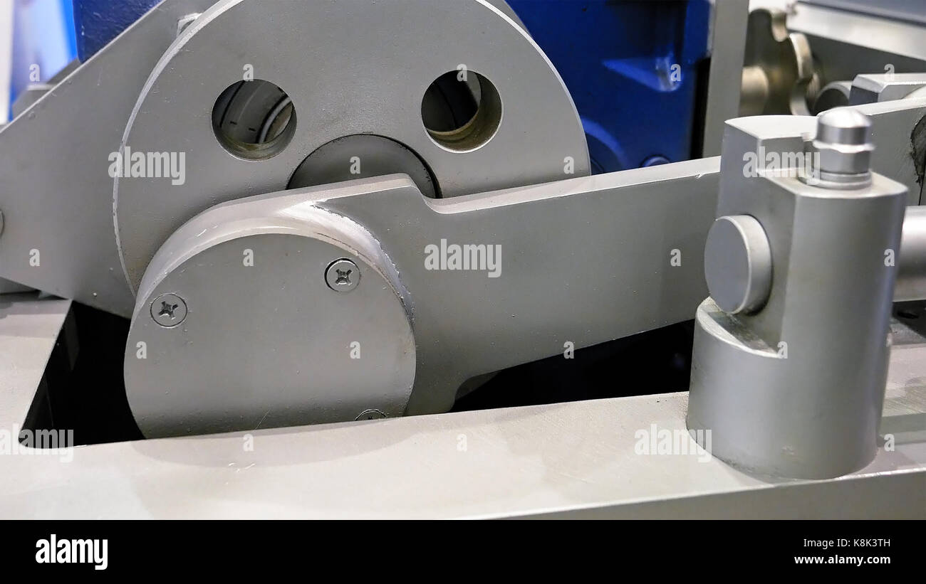 Crank drive gear wheel of industrial plant machine Stock Photo - Alamy