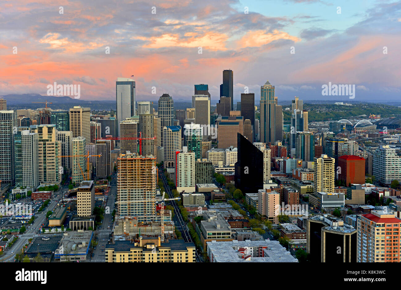 Seattle Cityscapes, Washington State, USA Stock Photo - Alamy