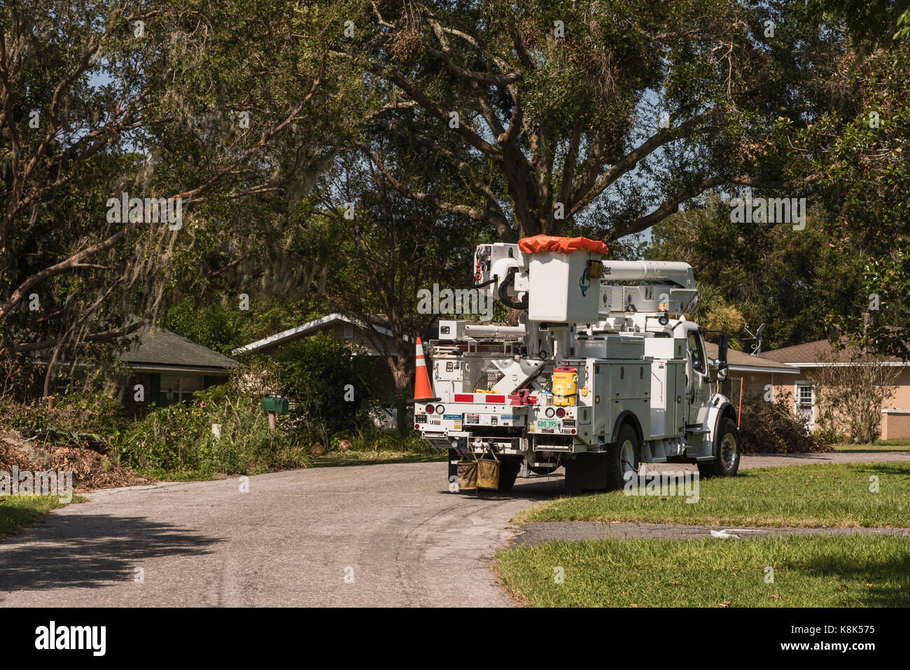 Duke energy truck hi-res stock photography and images - Alamy