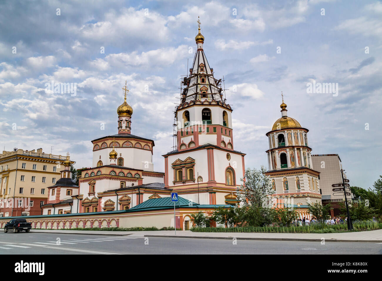 Church in Irkutsk, Russia Stock Photo - Alamy