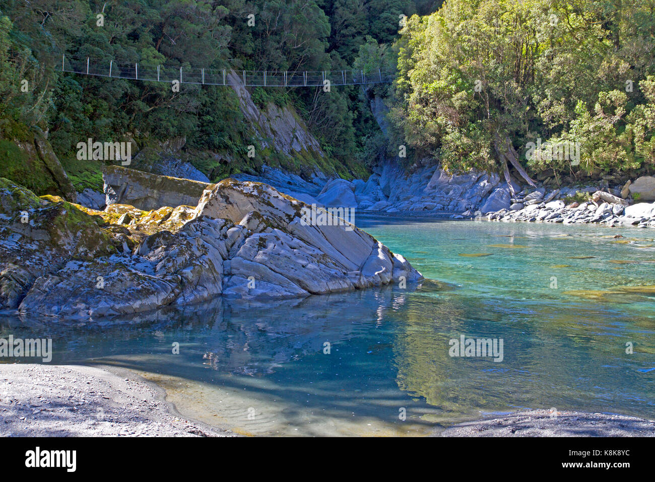 The Cesspool in the Arahura Valley Stock Photo - Alamy