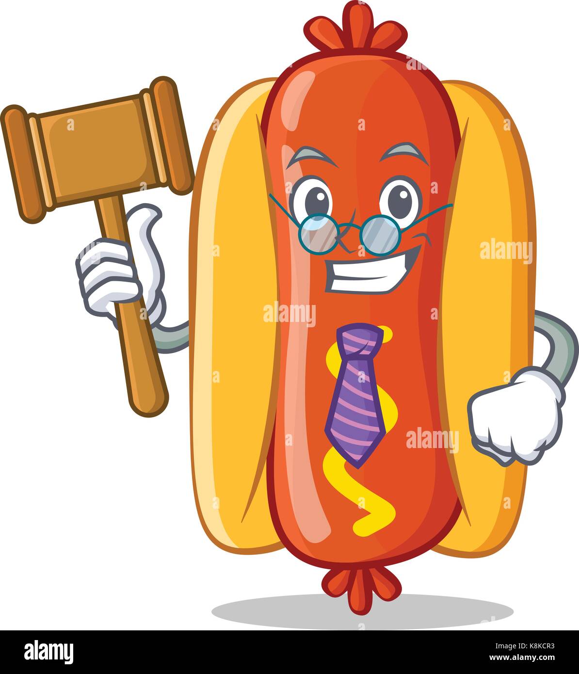 Cartoon illustration dog judge hi-res stock photography and images - Alamy