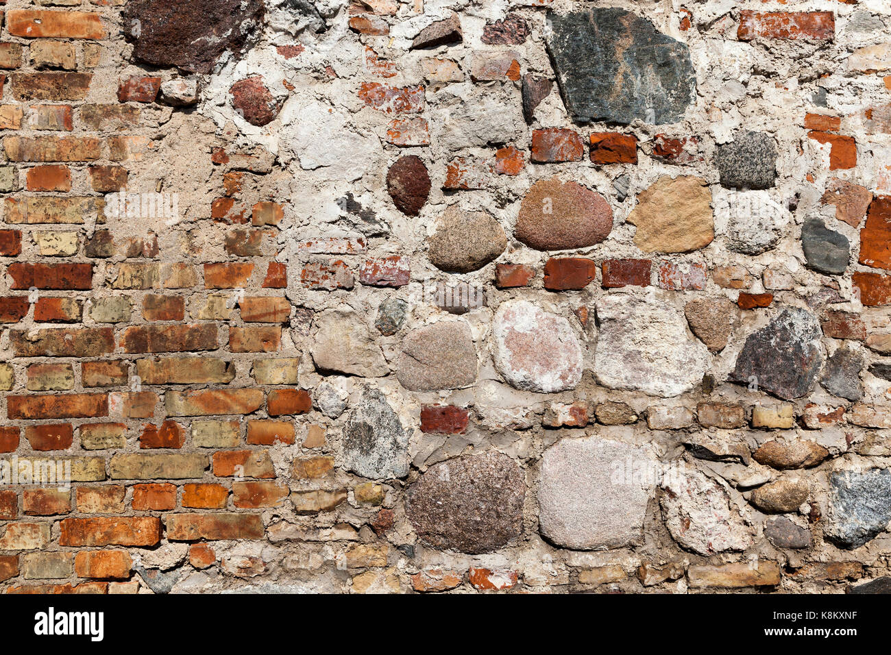 a close-up photographed part of the wall of the building that began to ...