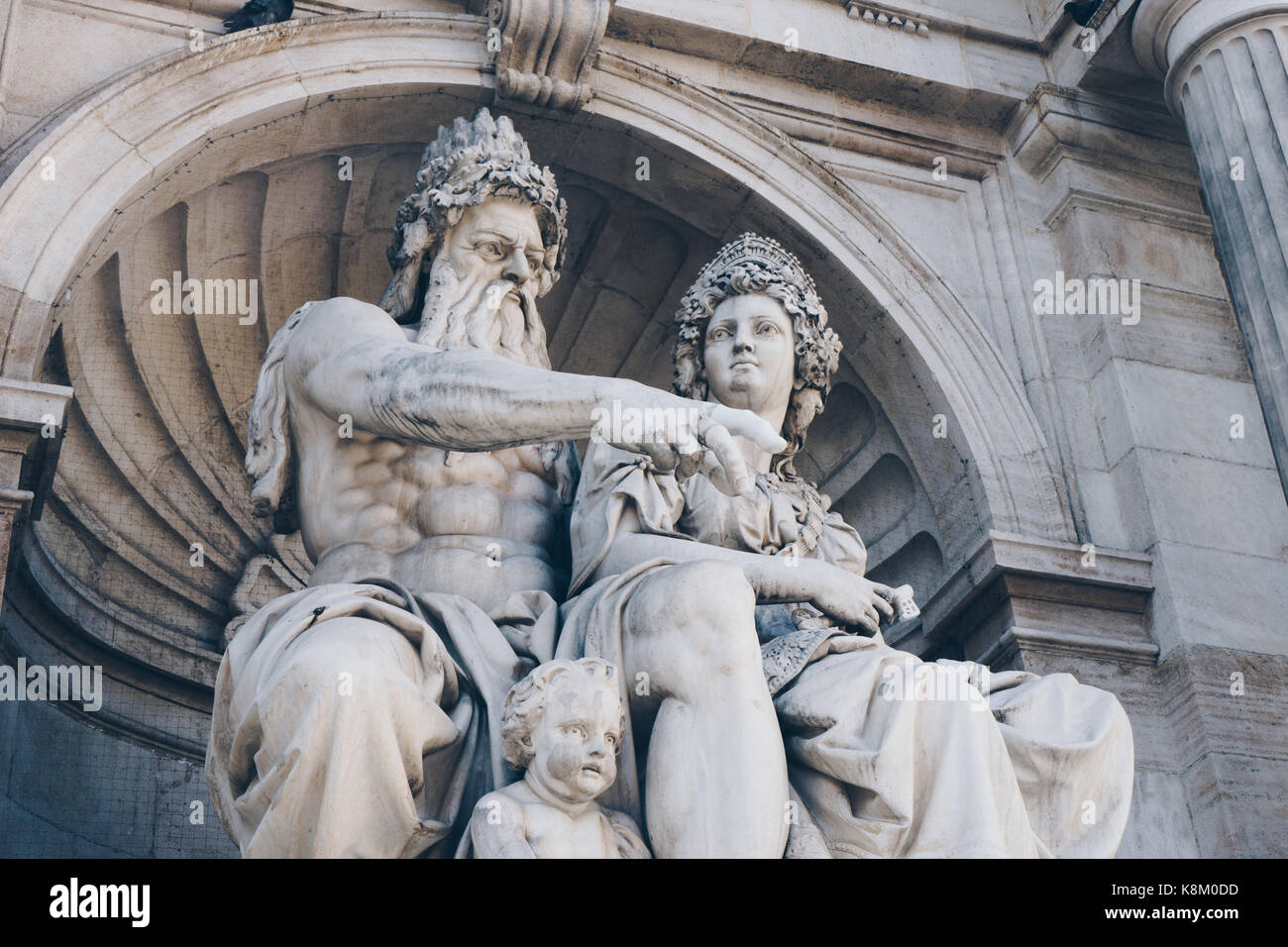 Sculptures in Vienna center, Austria Stock Photo - Alamy