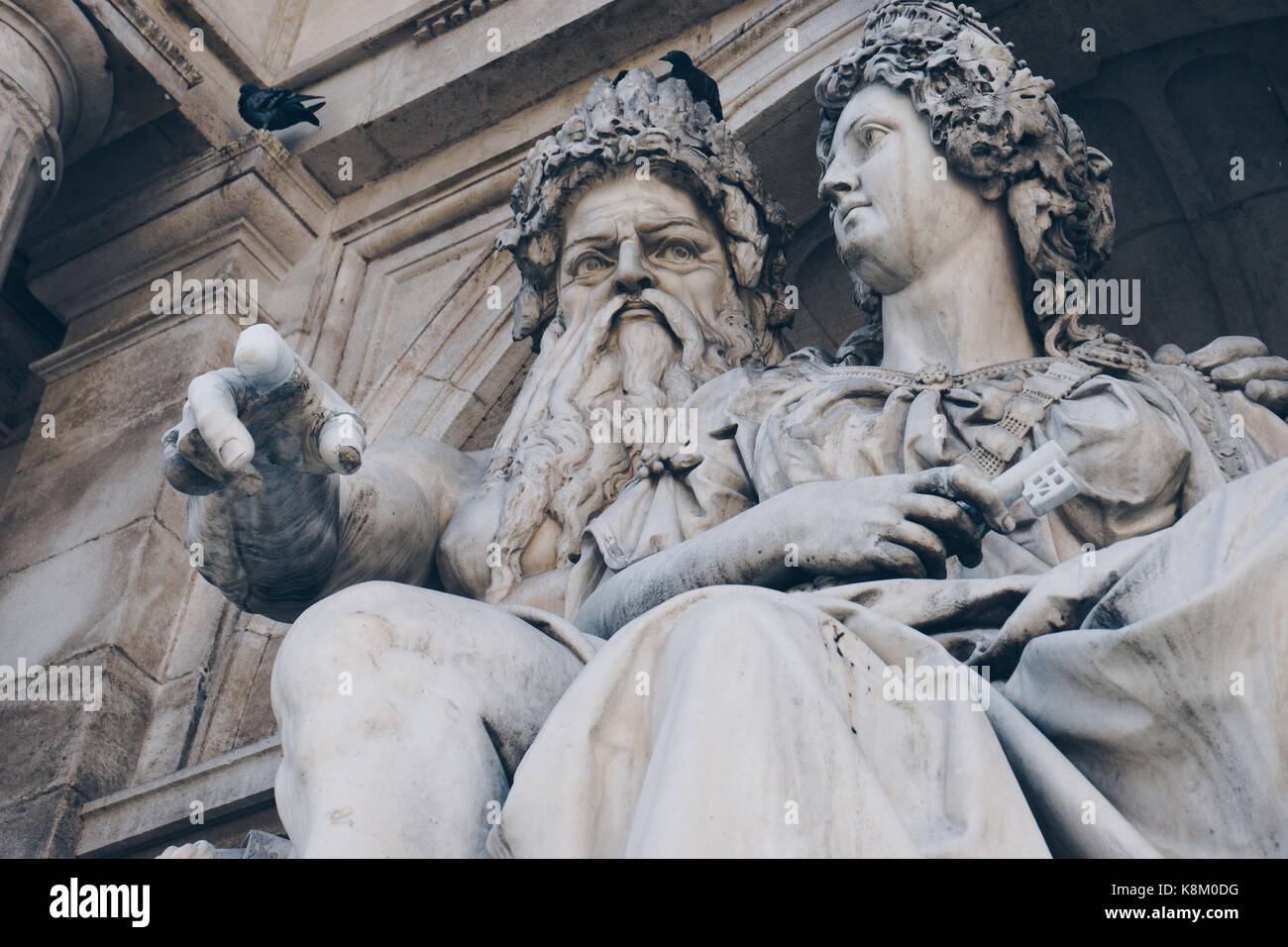 Sculptures in Vienna center, Austria Stock Photo - Alamy