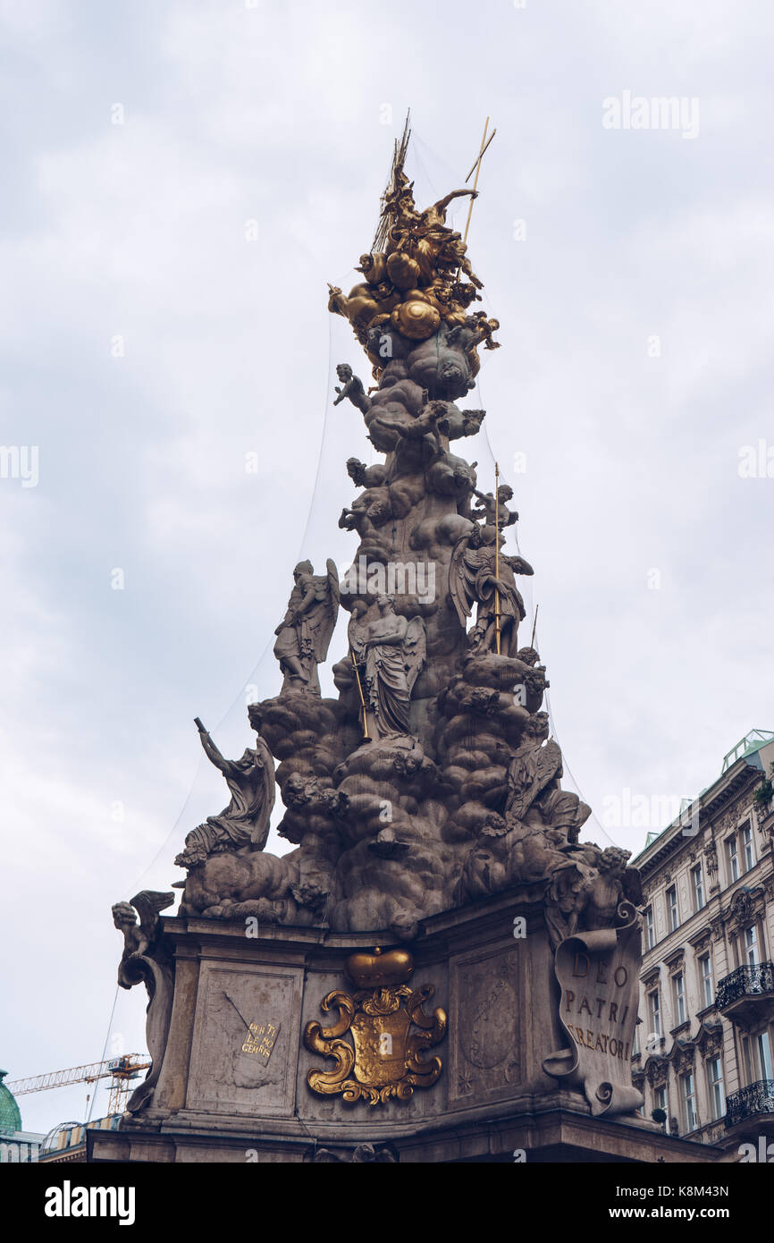 Plague column in Vienna, Austria Stock Photo - Alamy