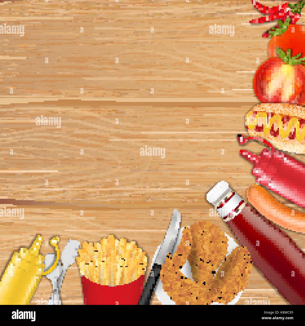 Ketchup tomato sauce spoon Stock Vector Images - Alamy