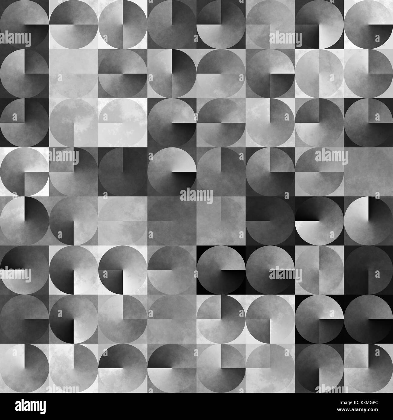 Abstract geometric black and white background Stock Photo - Alamy