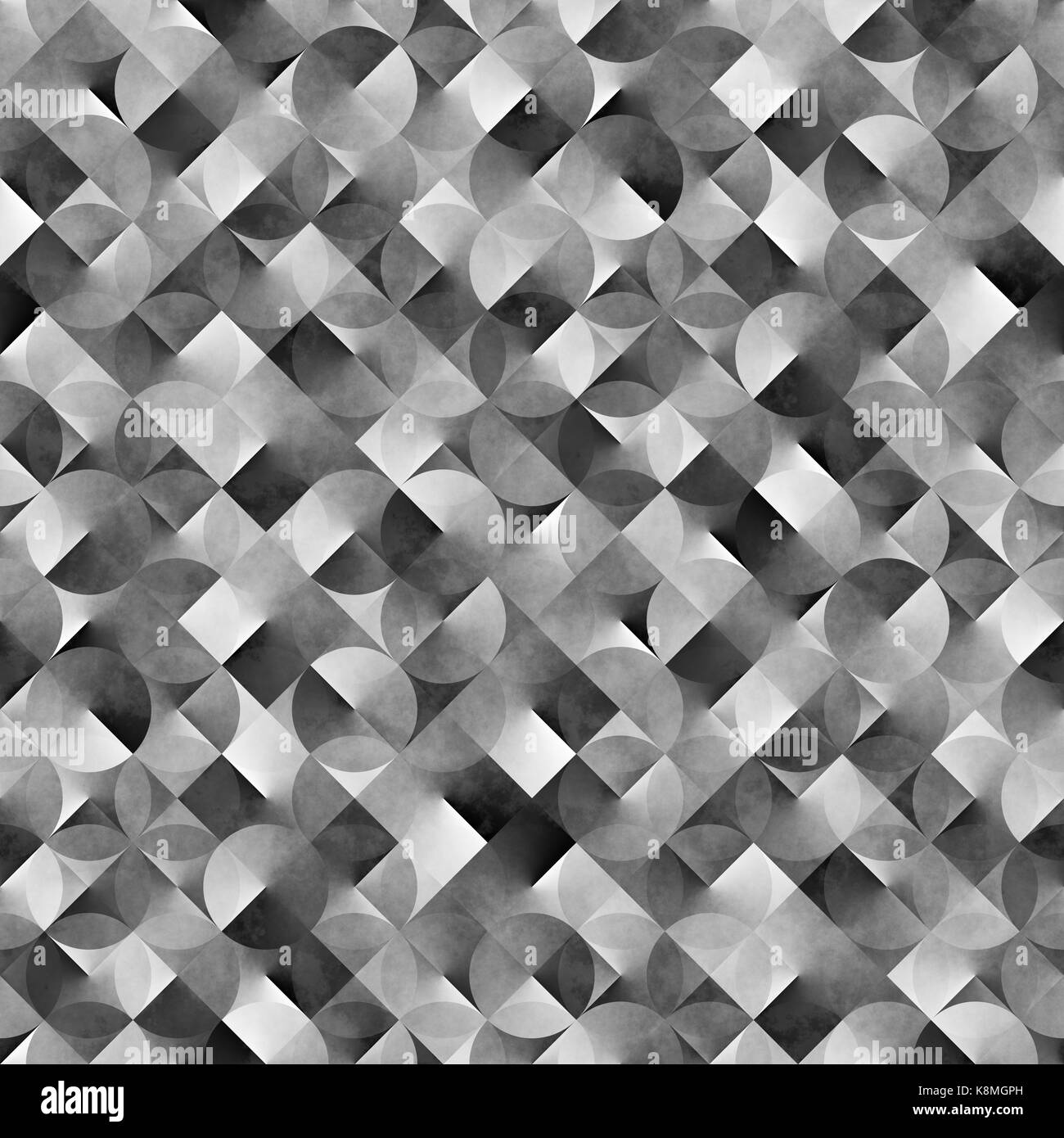 Abstract geometric black and white background Stock Photo - Alamy