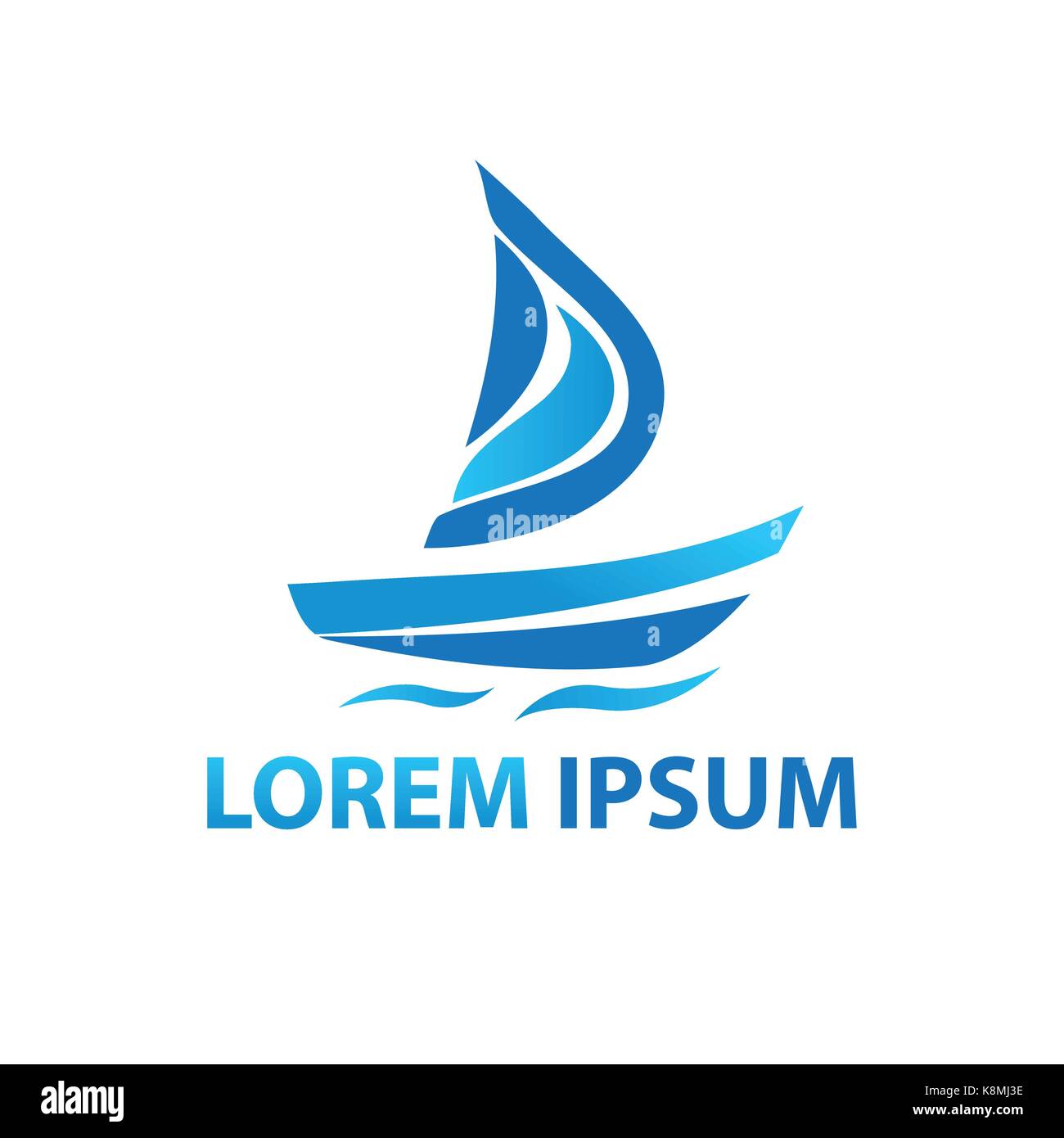 Sail logo hi-res stock photography and images - Alamy