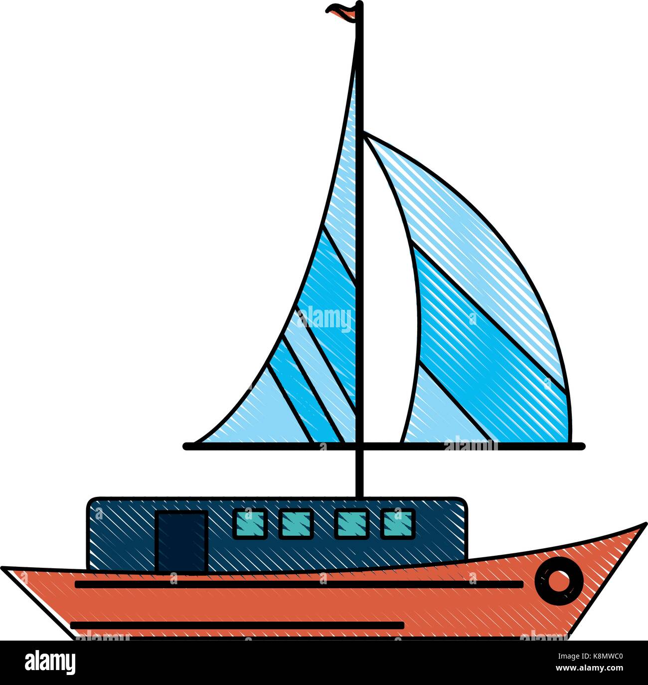 ship with sails icon image Stock Vector Image & Art - Alamy