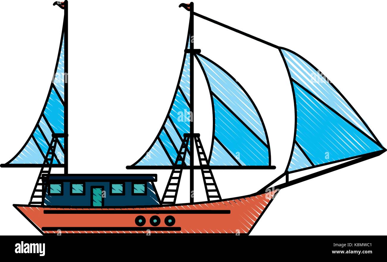 ship with sails icon image Stock Vector Image & Art - Alamy