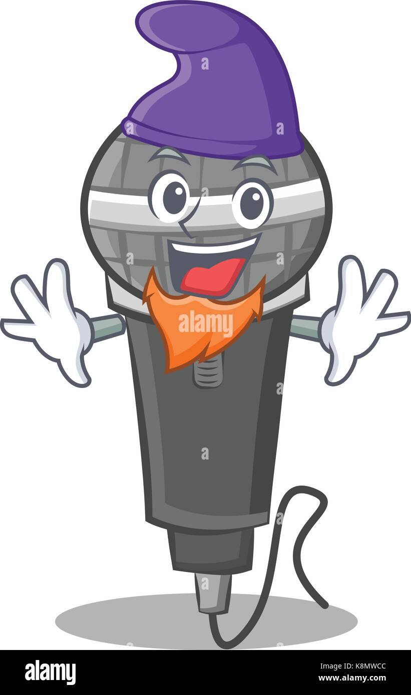 Elf microphone cartoon character design Stock Vector Image & Art - Alamy