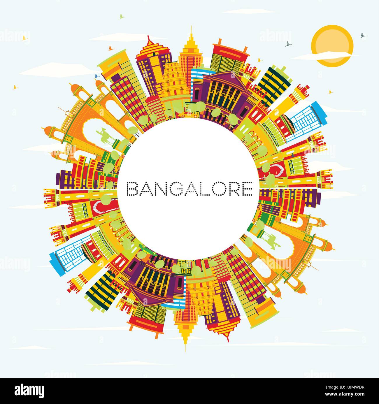 Bangalore india it Stock Vector Images - Alamy