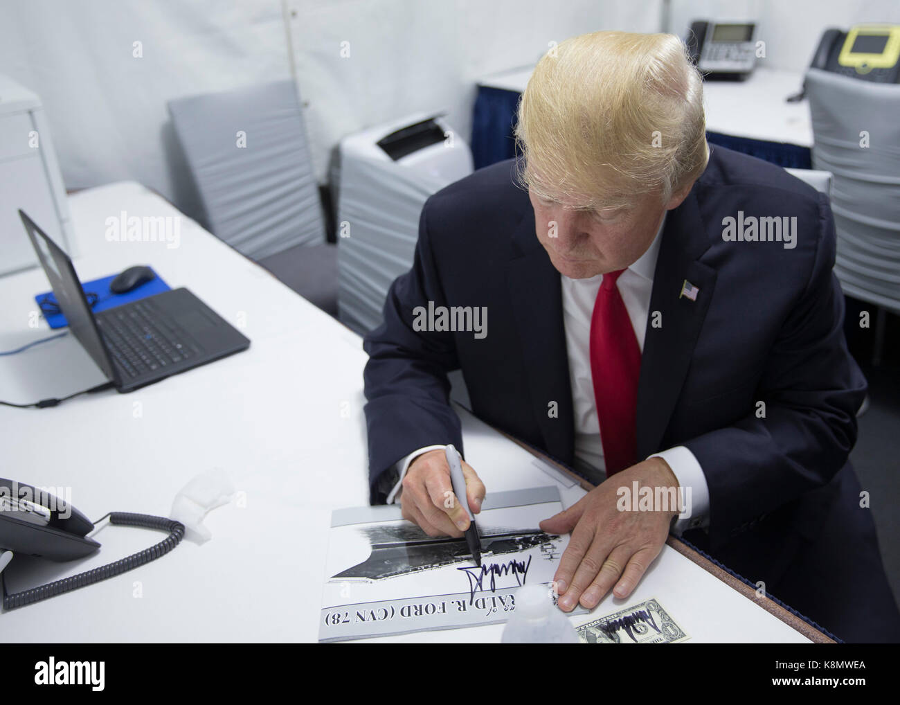 President Donald J. Trump at USS Gerald R. Ford’s (CVN 78 ...