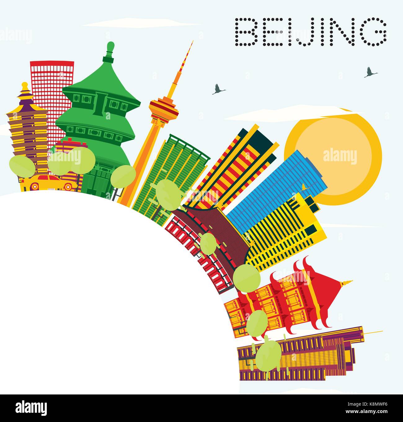 Beijing china business Stock Vector Images - Alamy