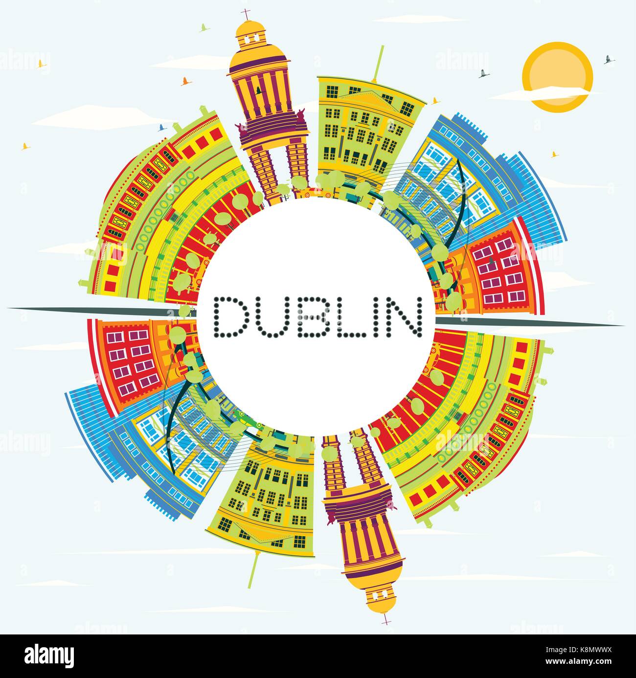 Dublin taxi Stock Vector Images - Alamy