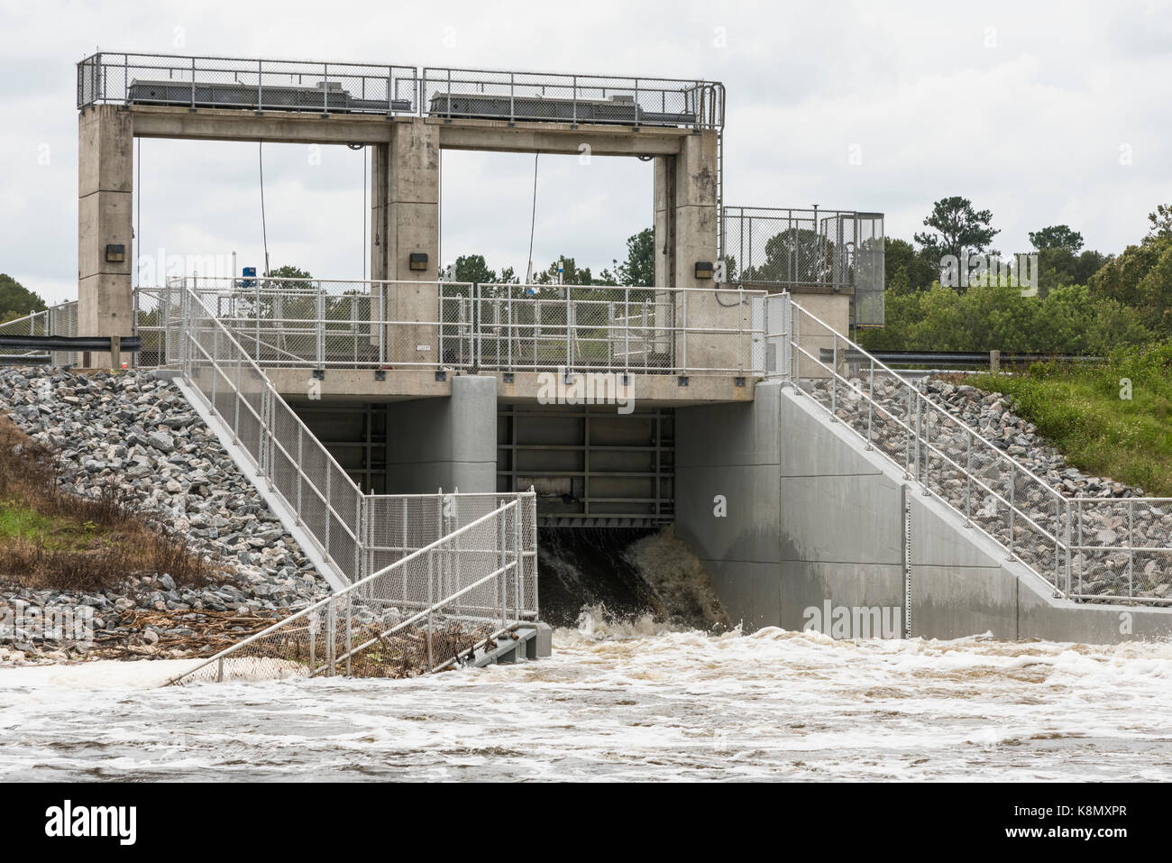 Moss Bluff Lock and Dam Marion County Florida Stock Photo - Alamy