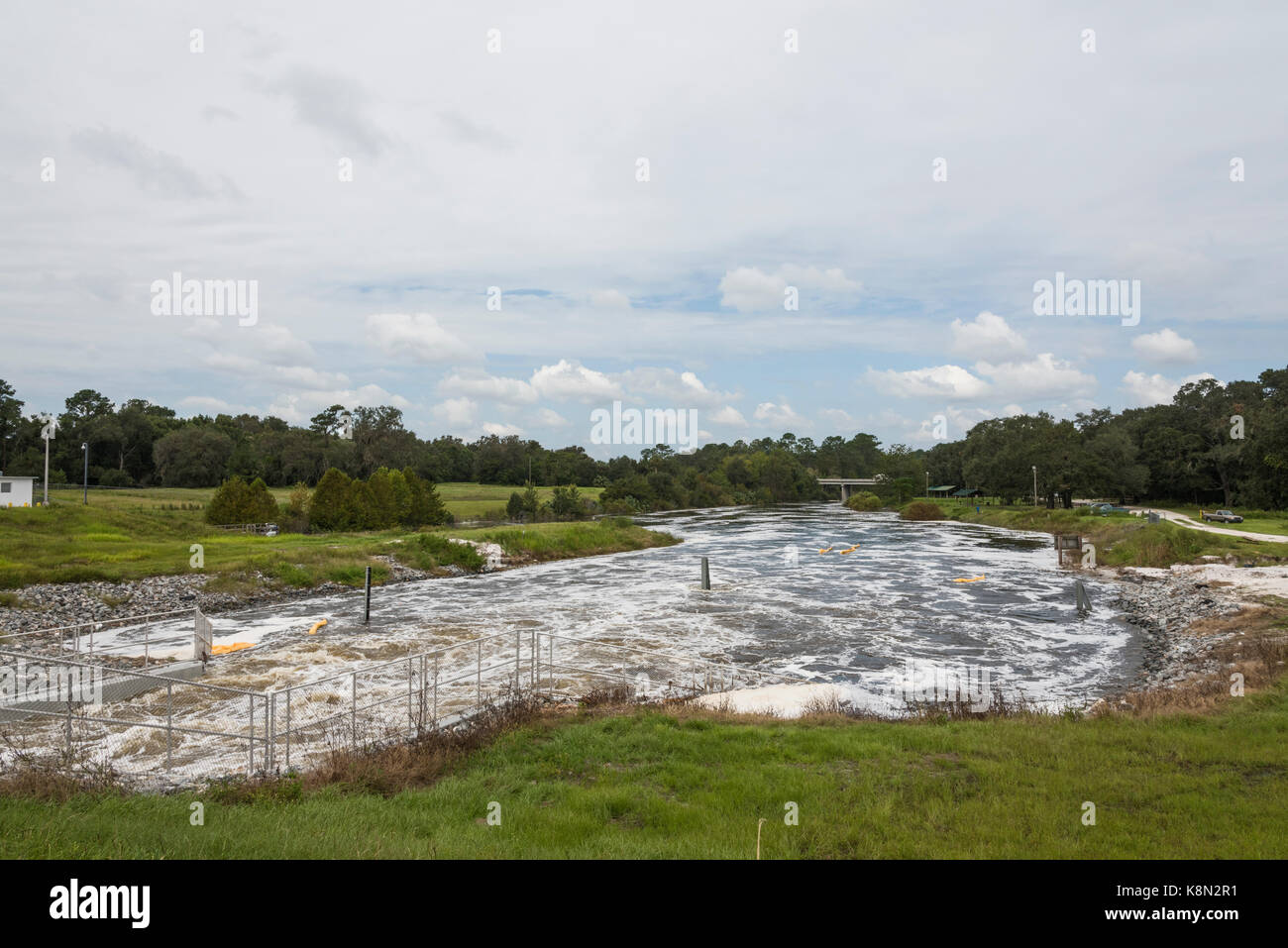 Moss Bluff Lock and Dam Marion County Florida Stock Photo - Alamy