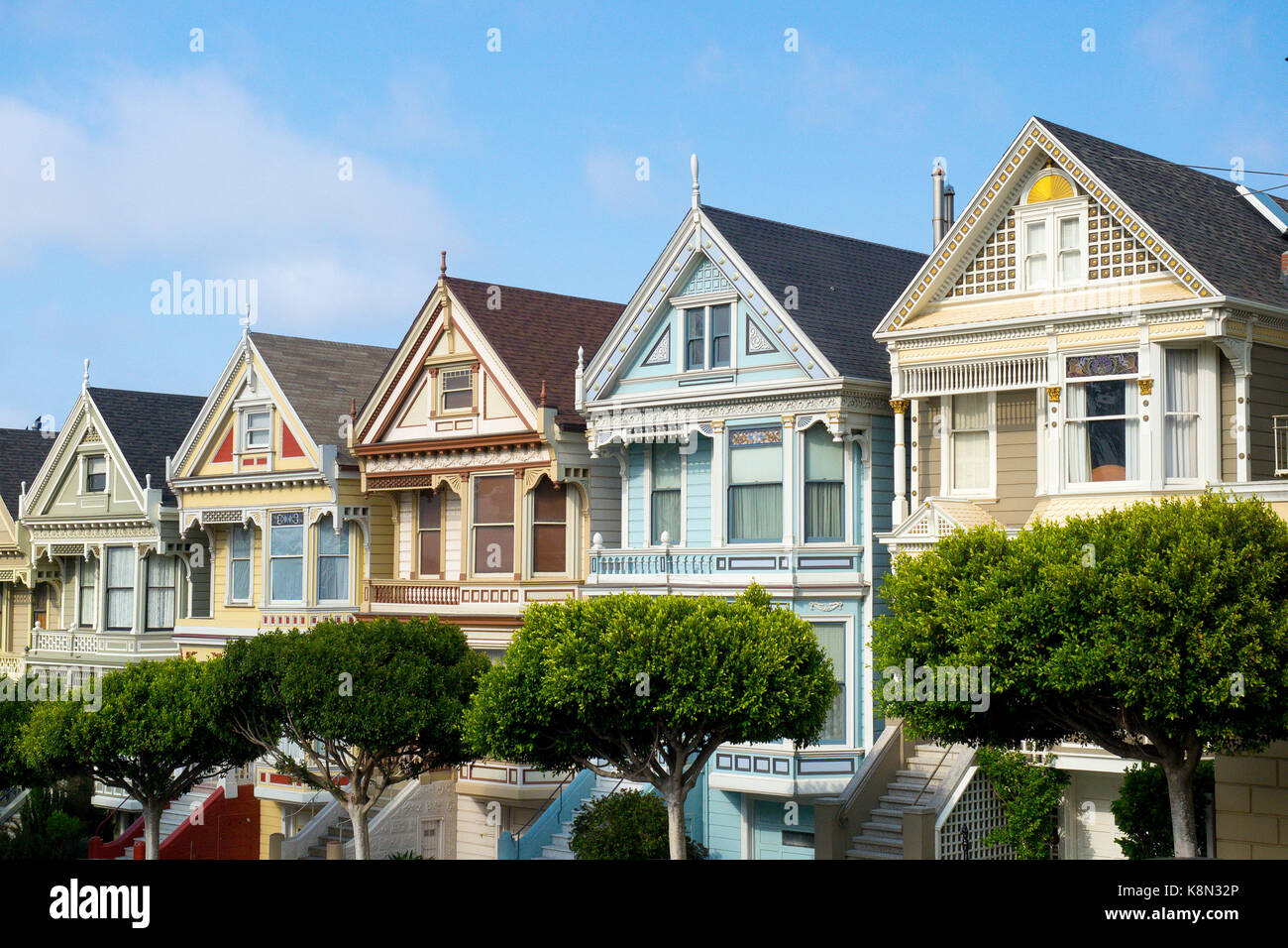 Painted ladies in san francisco hi-res stock photography and images - Alamy