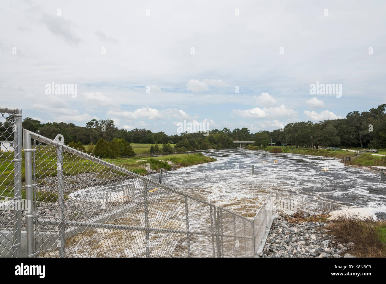 Moss Bluff Lock and Dam Marion County Florida Stock Photo - Alamy