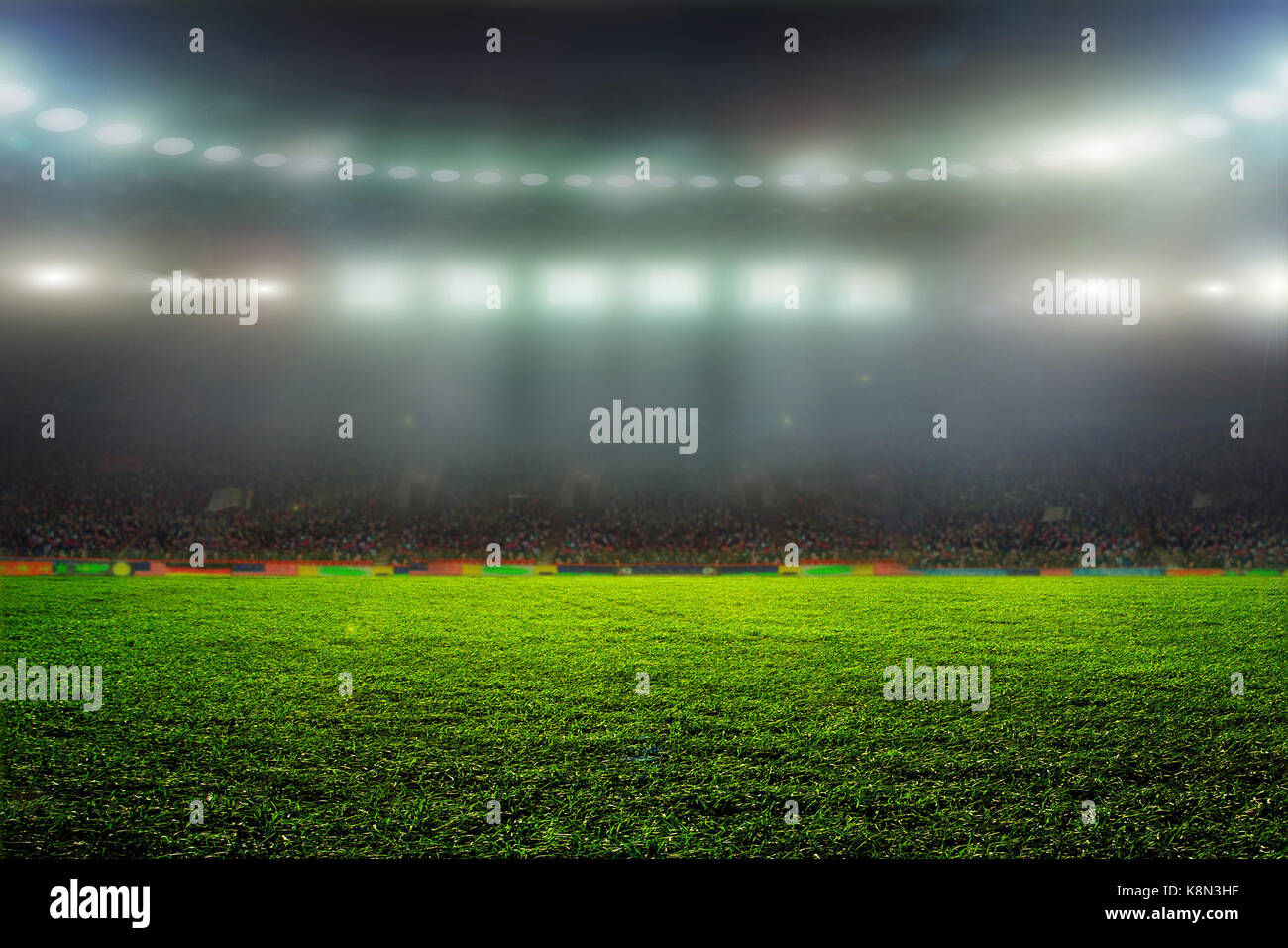 Soccer stadium field hi-res stock photography and images - Alamy