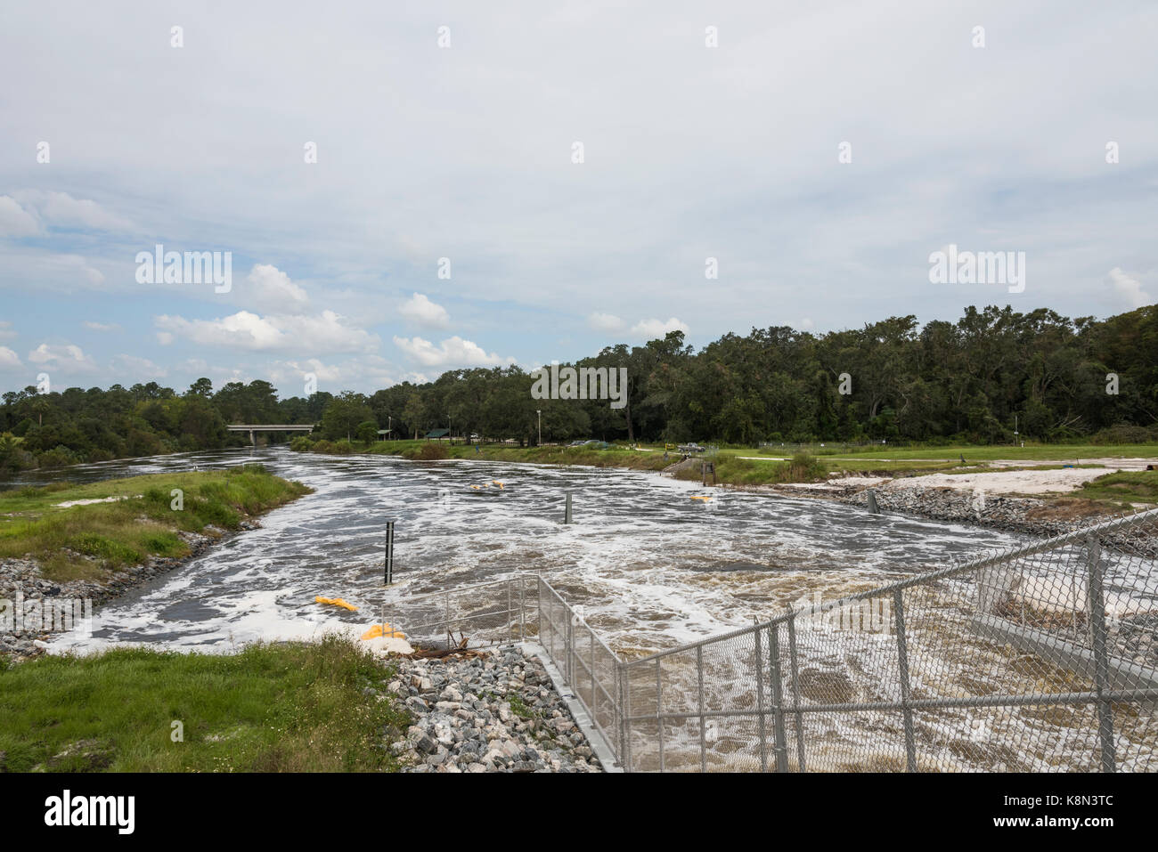 Moss Bluff Lock and Dam Marion County Florida Stock Photo - Alamy