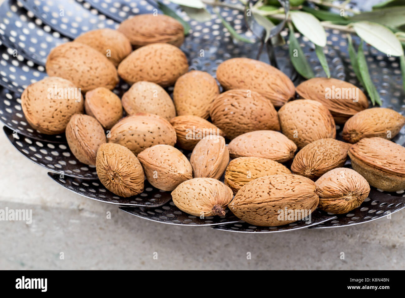 raw almonds in shell Stock Photo - Alamy