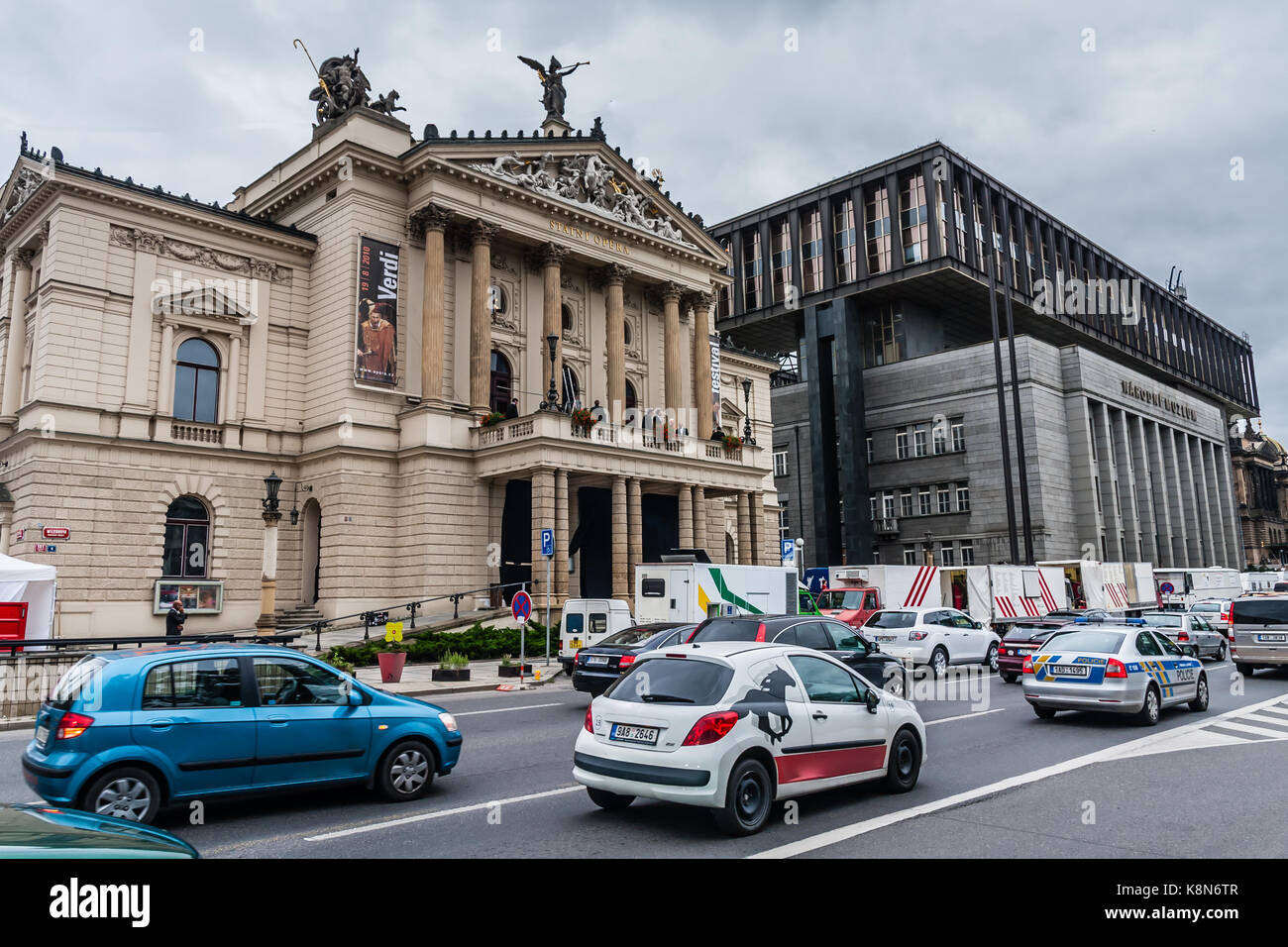 Prague state opera house hi-res stock photography and images - Alamy