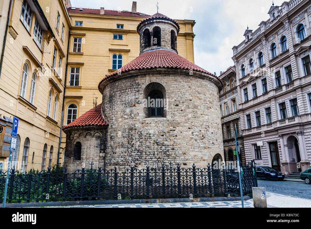 Rotunda of the Finding of the Holy Cross, Prague Stock Photo - Alamy