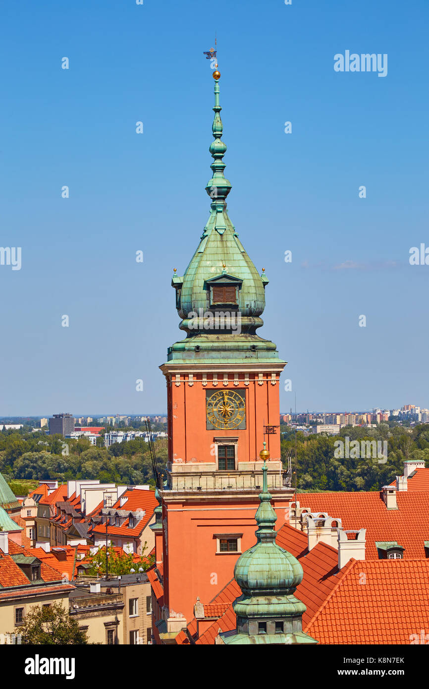 Warsaw clock tower hi-res stock photography and images - Alamy
