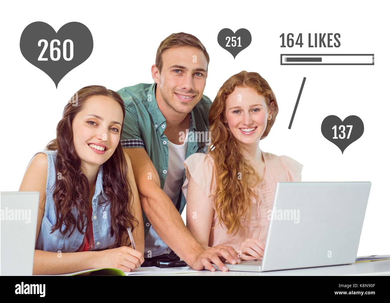 University student laptop bars hi-res stock photography and images - Alamy