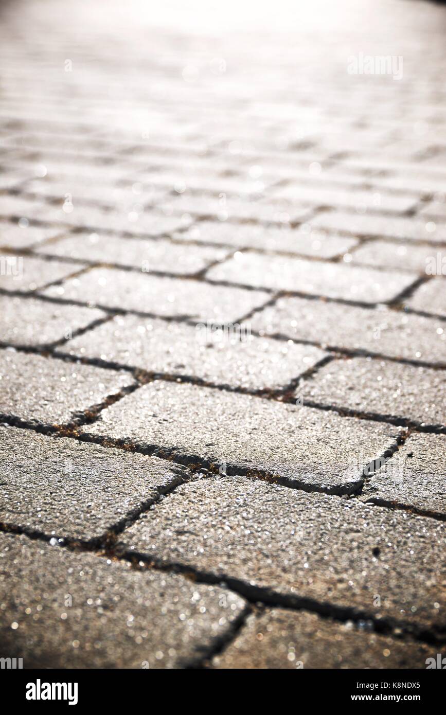 Floor of a street with stone tiles Stock Photo - Alamy