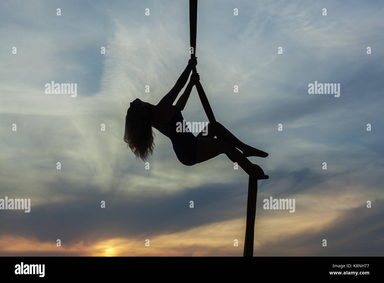 Female circus aerialist acrobat hi-res stock photography and images - Alamy