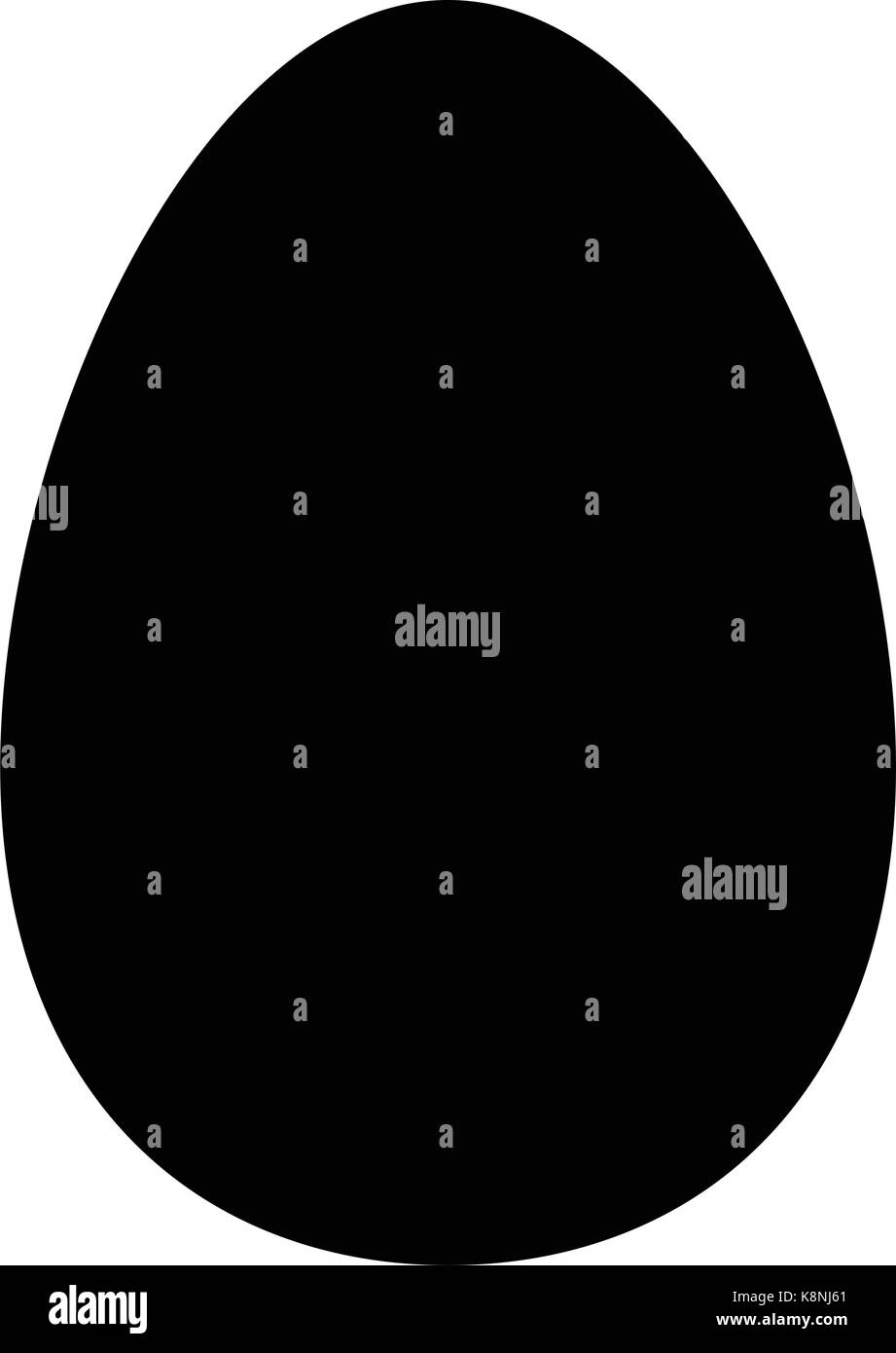 Easter egg vector symbol , icon design. Spring illustration isolated on ...